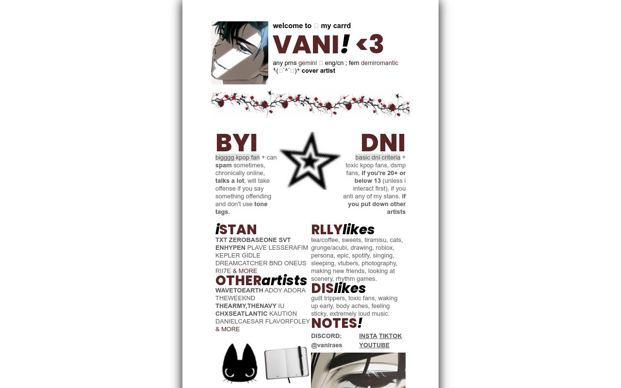 vani's carrd!!